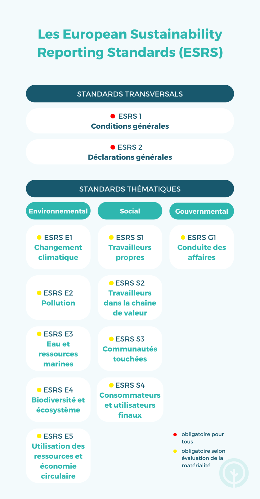 Guide aux European Sustainability Reporting Standards (ESRS) - Tapio